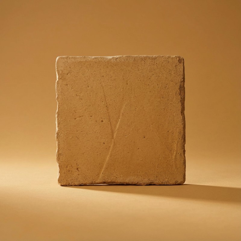 Terre Cuite Manuelle Chroma Ocre 10x10 | Ceramic Connection
