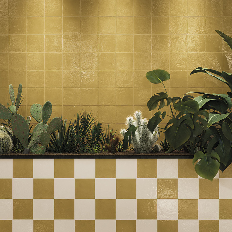 Fiji Mustard Tile 15x15 | Ceramic Connection